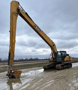(2021) SANY SY265CLR LONG REACH EXCAVATOR WITH 1750 HOURS - Rackers ...