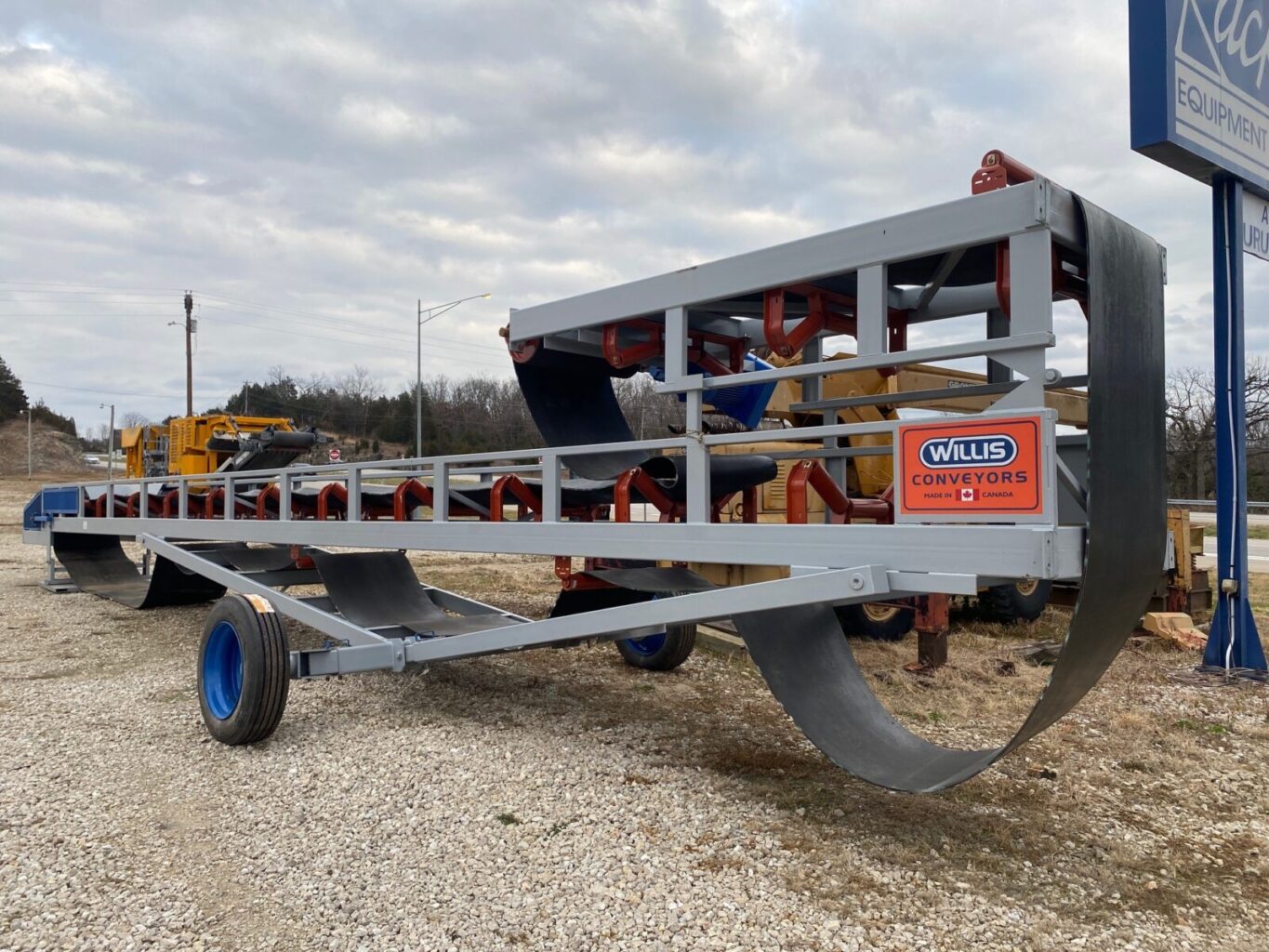 NEW (2023) WILLIS 36"x60' RADIAL STACKER - Rackers Equipment Company